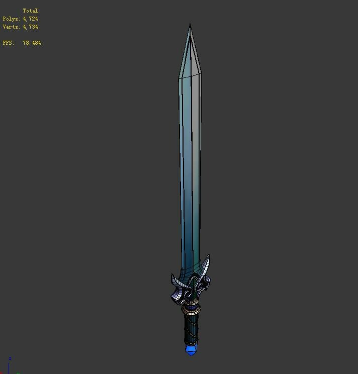 ArtStation - Game character weapons - cast iron sword | Game Assets