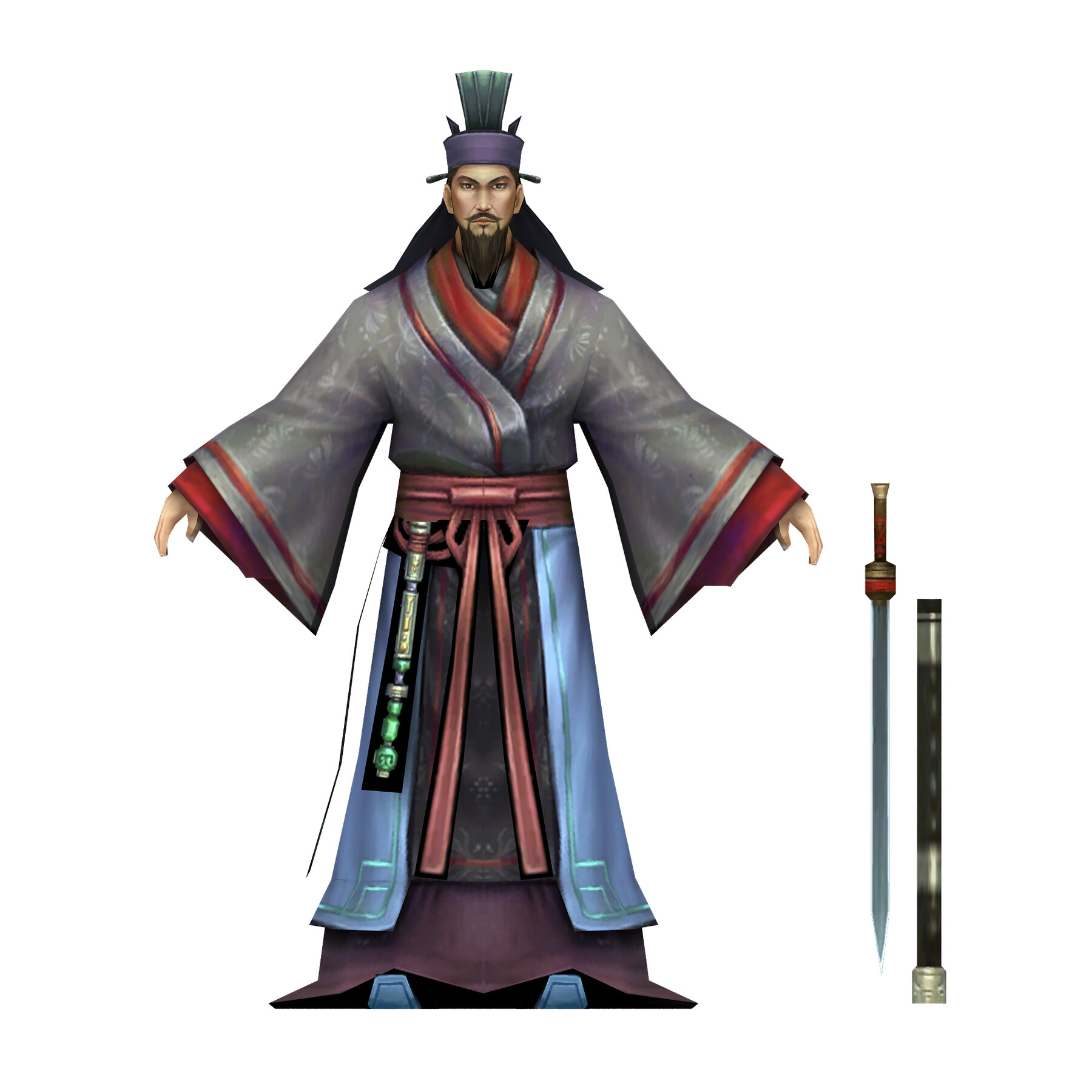 ArtStation - Ancient Chinese - Role 043 | Game Assets