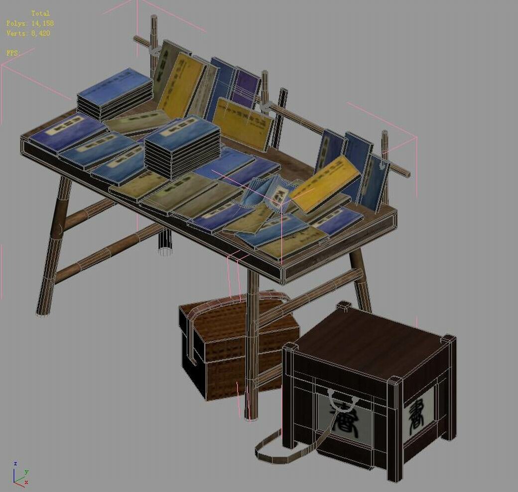 ArtStation - City Street - Book Stall | Game Assets