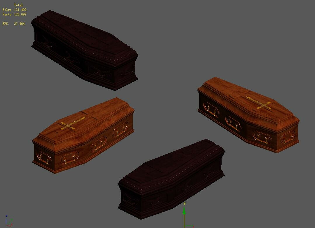 ArtStation - Coffin 001 | Game Assets