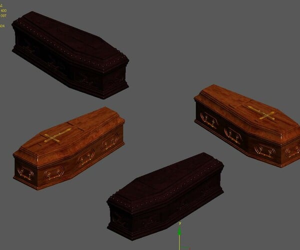 ArtStation - Coffin 001 | Game Assets