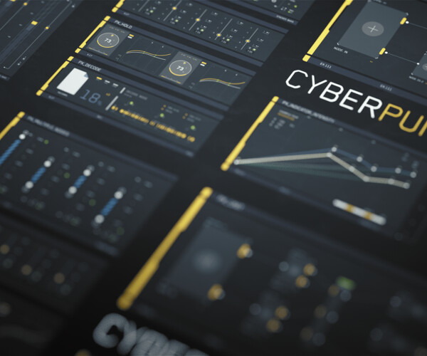 ArtStation - Cyberpunk UI GUI FUI | Game Assets