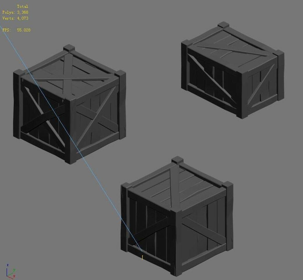 ArtStation - Wooden box 032 | Game Assets