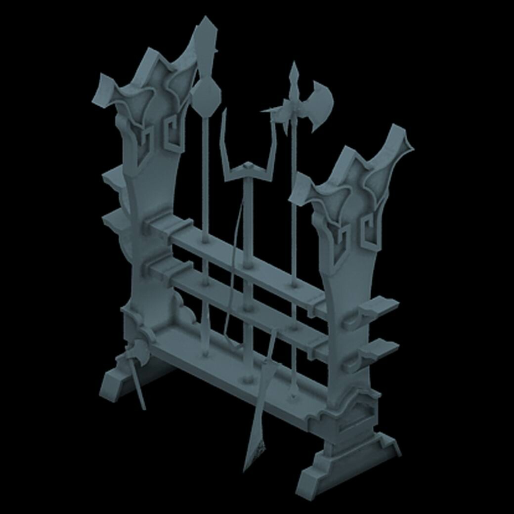 ArtStation - Weapon frame 03 | Game Assets