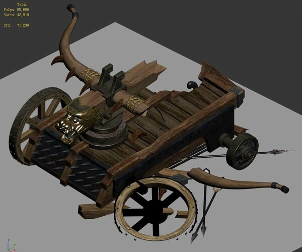 ArtStation - War - Ballista -03 | Game Assets