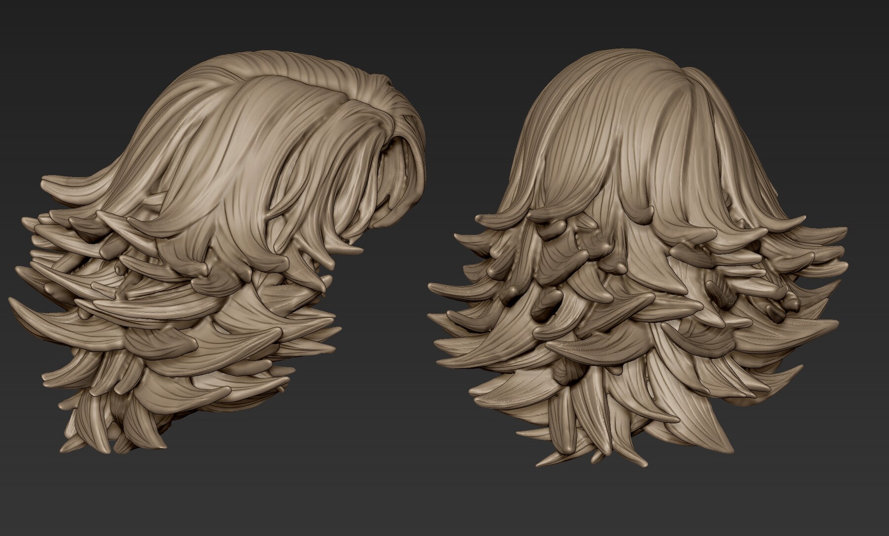 ArtStation - Hair Collection 4 | Resources