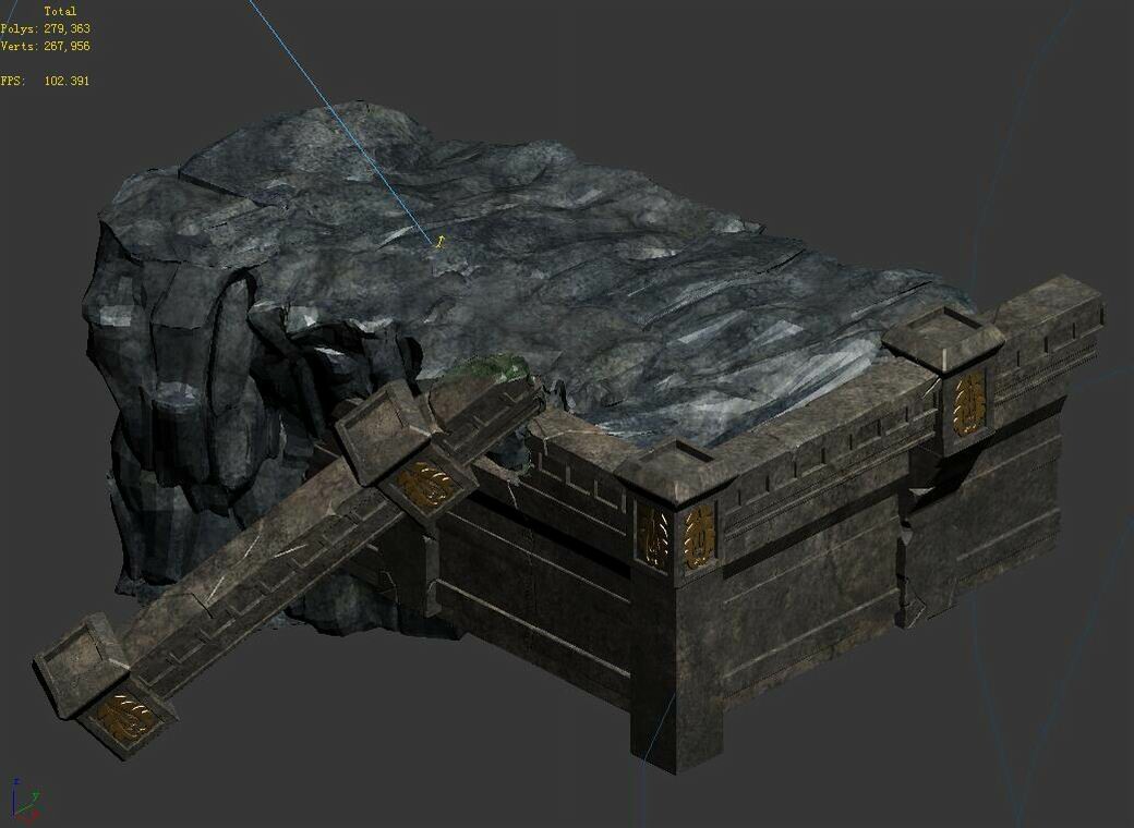 ArtStation - Palace - Cliff Break 02 | Game Assets