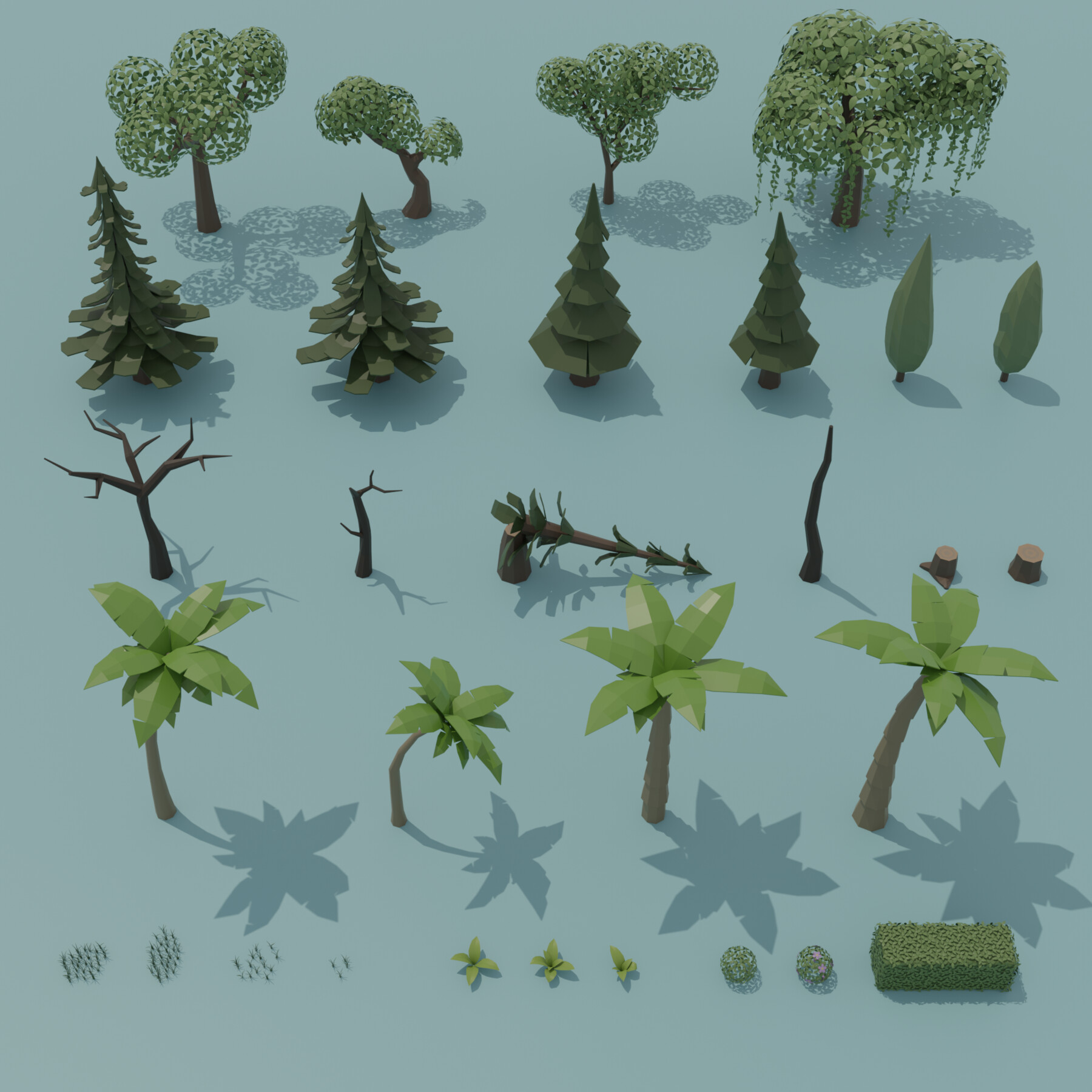 ArtStation - Vegetation pack | Game Assets
