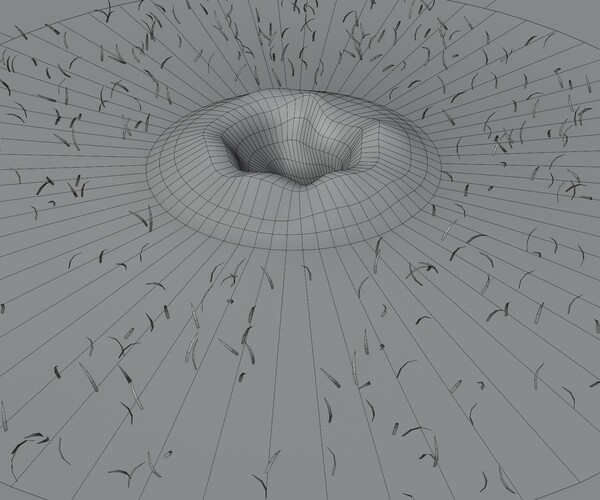 ArtStation - Cartoon Rabbit Hole in The Ground 3D Model | Game Assets