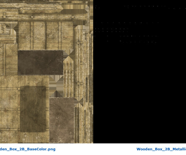 ArtStation - Wooden Box 2B | Game Assets