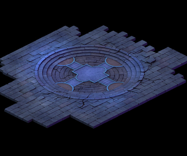 ArtStation - Tomb Map - Central Surface 03 | Game Assets