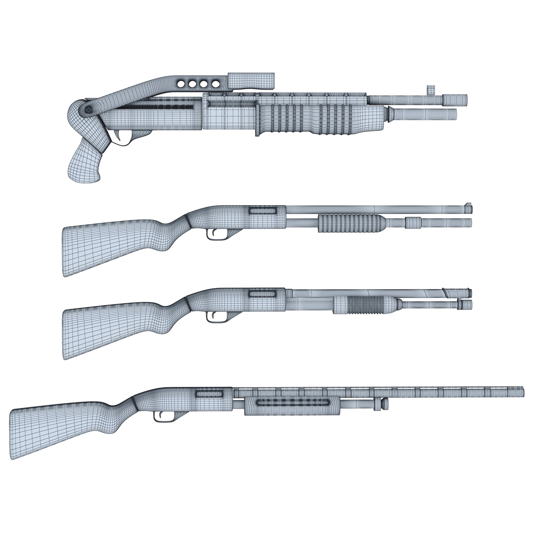 ArtStation - shotgun pack | Game Assets