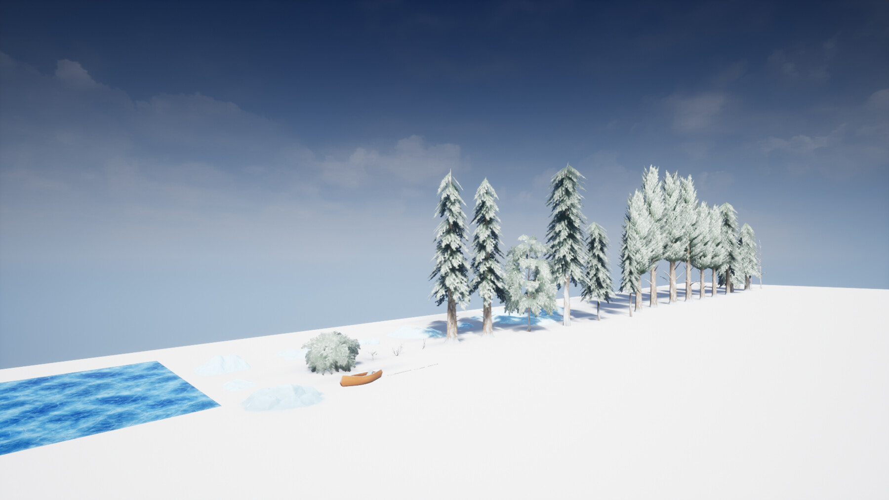 ArtStation - Stylized Snowy Environment - Unreal Engine 4 | Game Assets