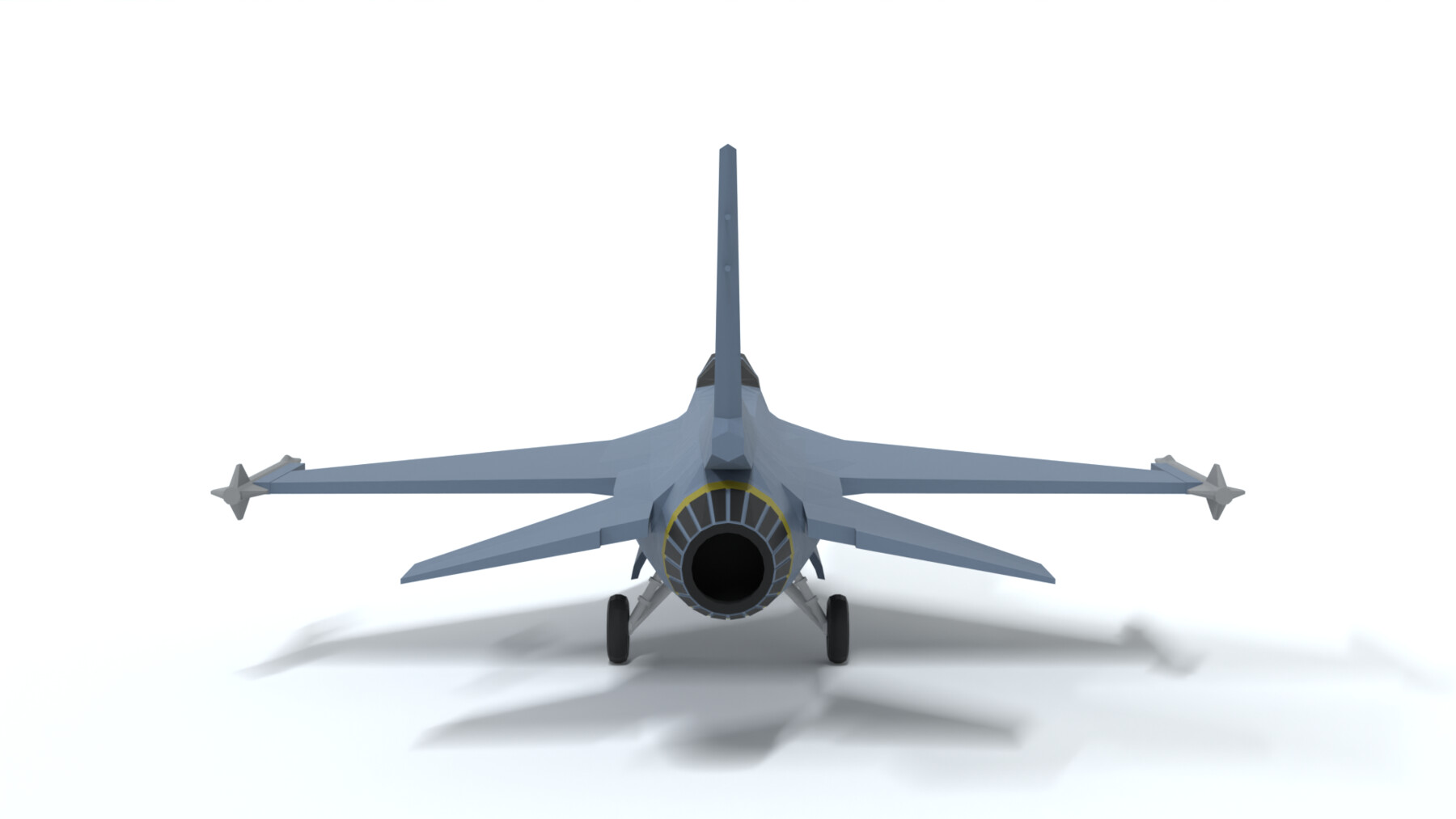 ArtStation - Low Poly Cartoon F-16c Fighting Falcon | Game Assets
