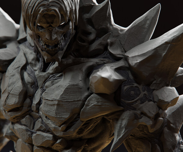 ArtStation - Reiner Armored Titan - Redesign Speedsculpt in ZBrush ...