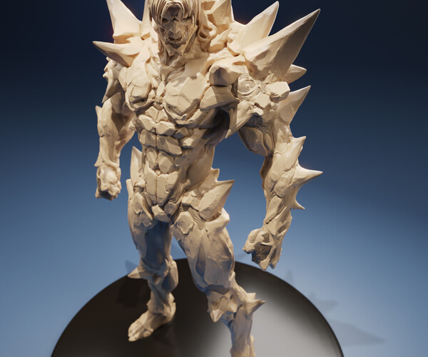 ArtStation - Reiner Armored Titan - Redesign Speedsculpt in ZBrush ...