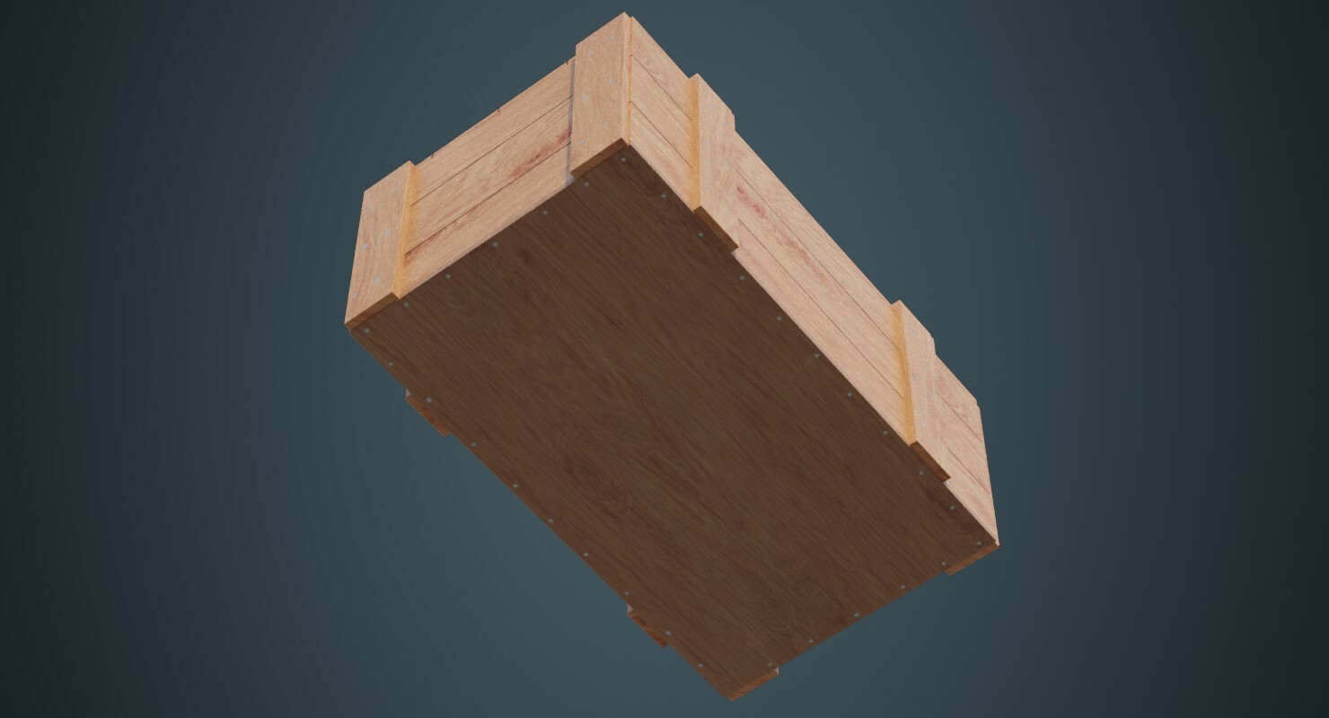 ArtStation - Wooden Box 3A | Game Assets