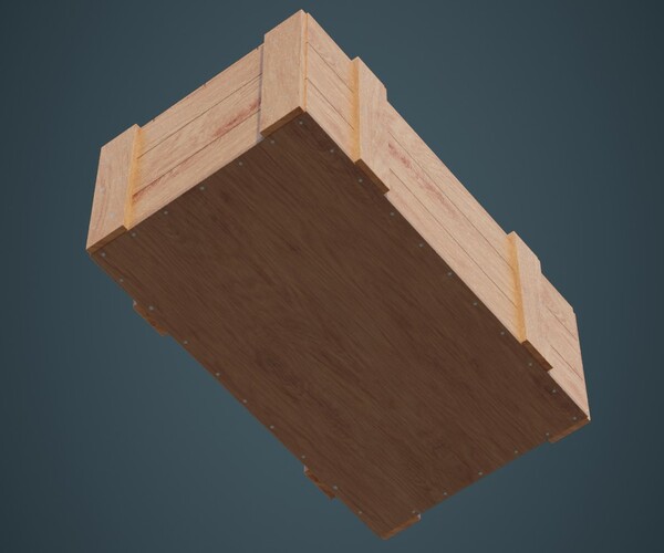 ArtStation - Wooden Box 3A | Game Assets