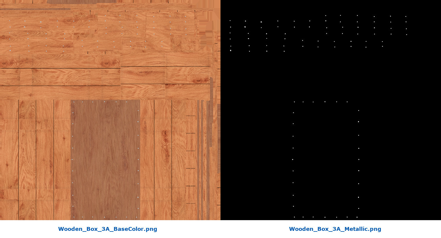 ArtStation - Wooden Box 3A | Game Assets