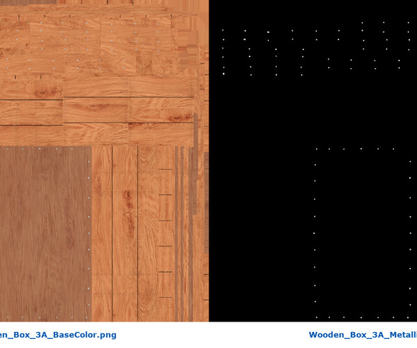 ArtStation - Wooden Box 3A | Game Assets
