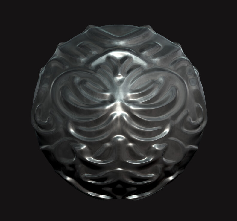 ArtStation - Zbrush Matcap Material - Monumental Metal | Resources