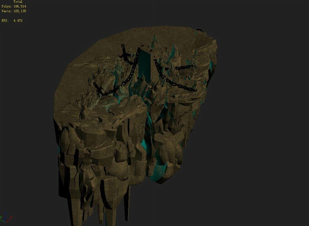 ArtStation - Demon Cave - Stone Mountain 06 | Game Assets