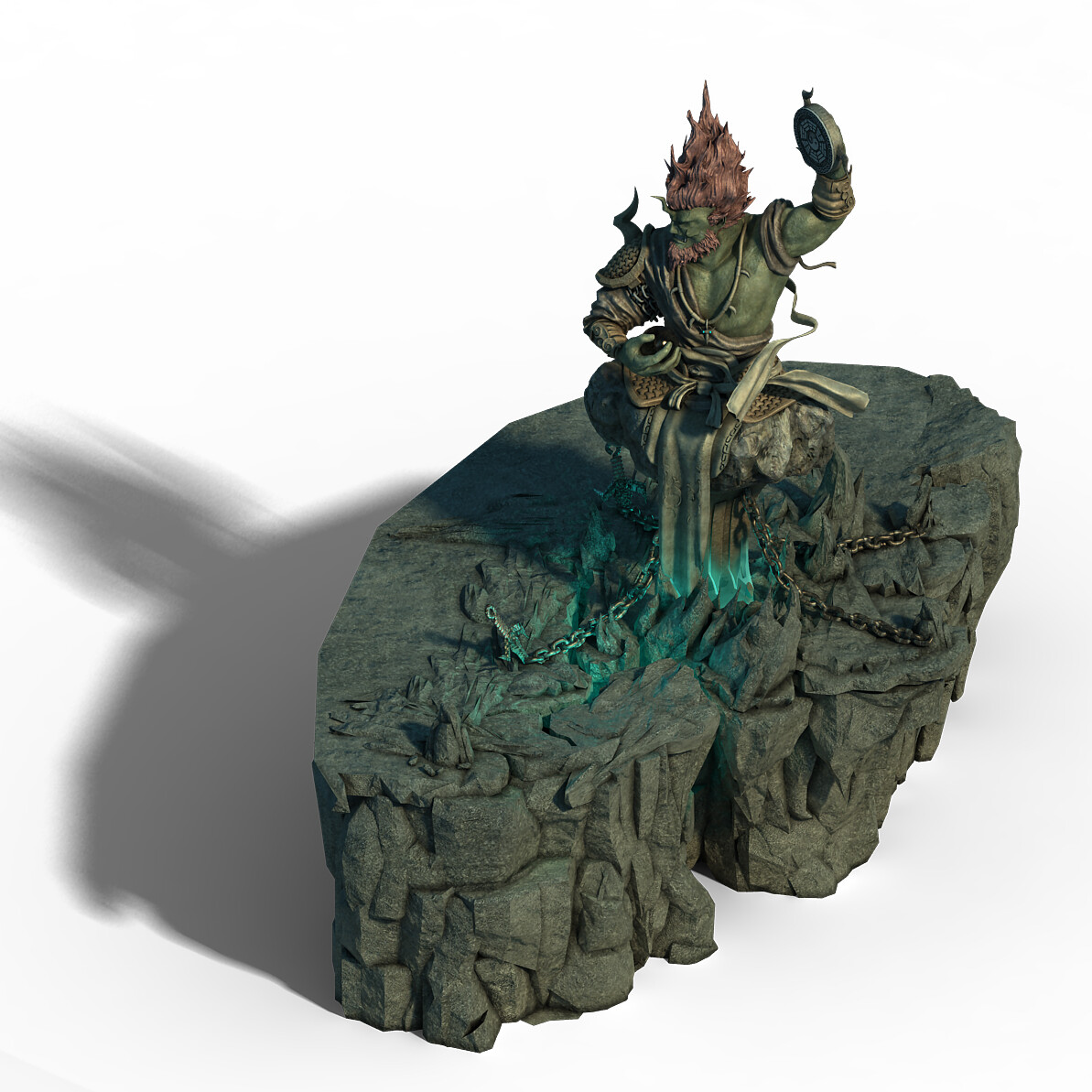 ArtStation - Town Magic Cave - Stone Sculpture 02 | Game Assets