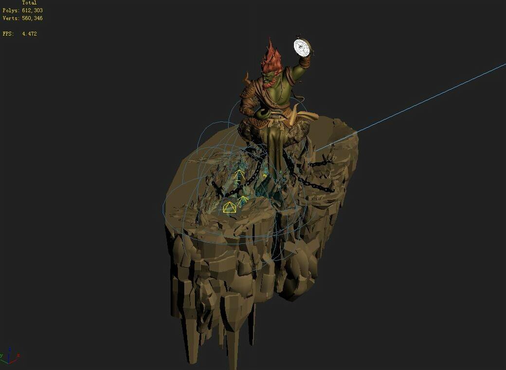 ArtStation - Town Magic Cave - Stone Sculpture 02 | Game Assets