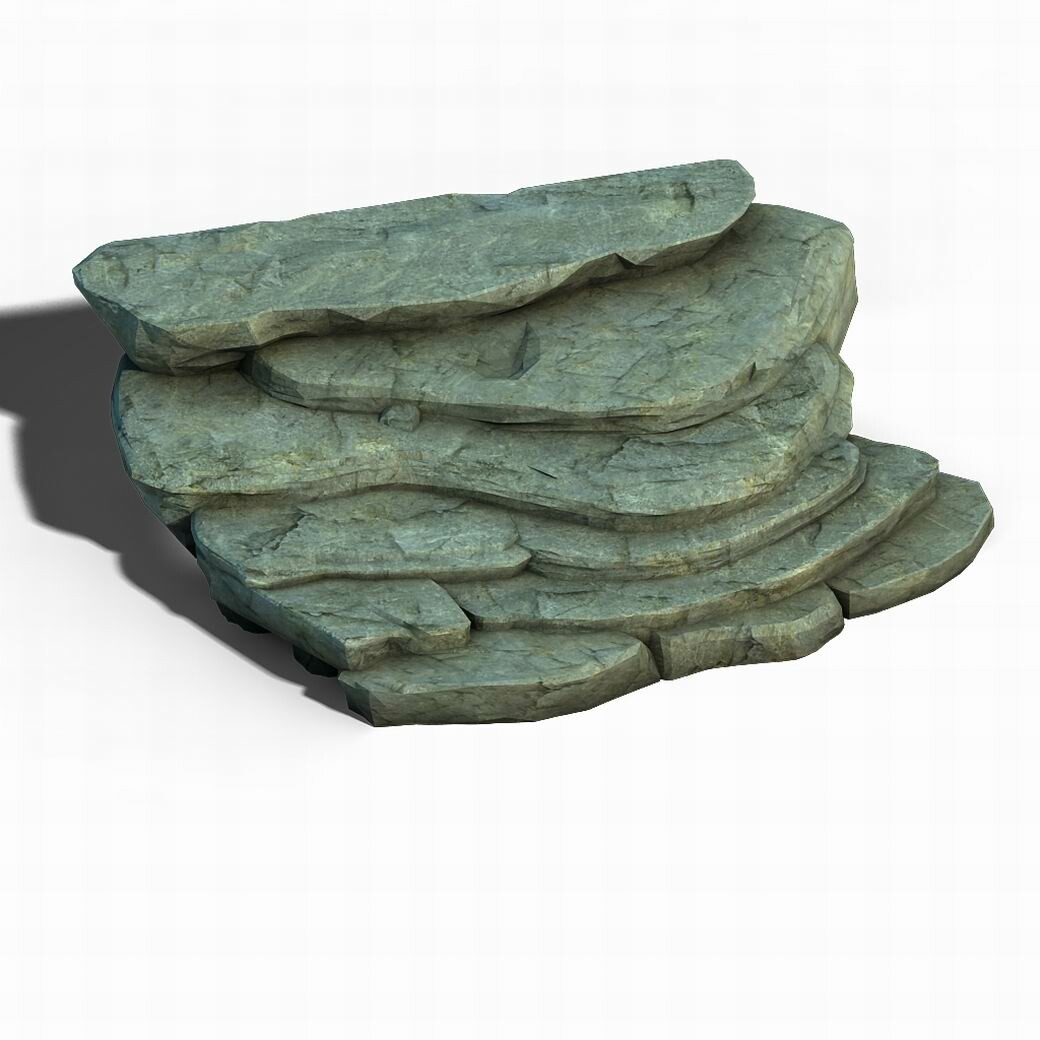 ArtStation - Town Magic Cave - Stone Steps 21 | Game Assets