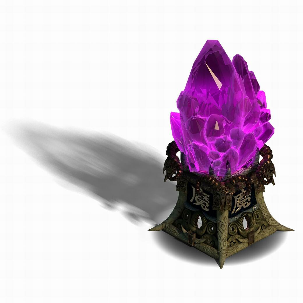 ArtStation - Town Magic Cave - Crystal Statue 01 | Game Assets