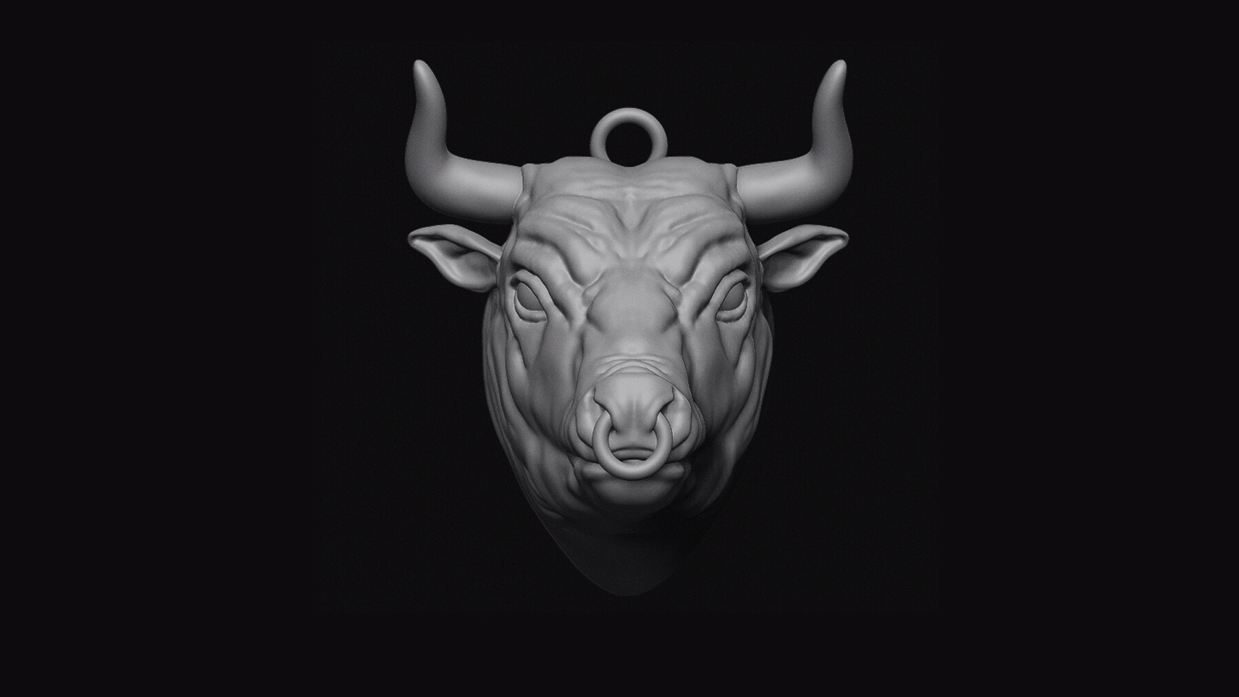 ArtStation - Bull Head Pendant 3D print model | Resources