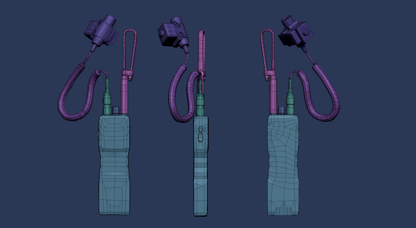 ArtStation - Harris Falcon III Portable Radio - tactical military ...