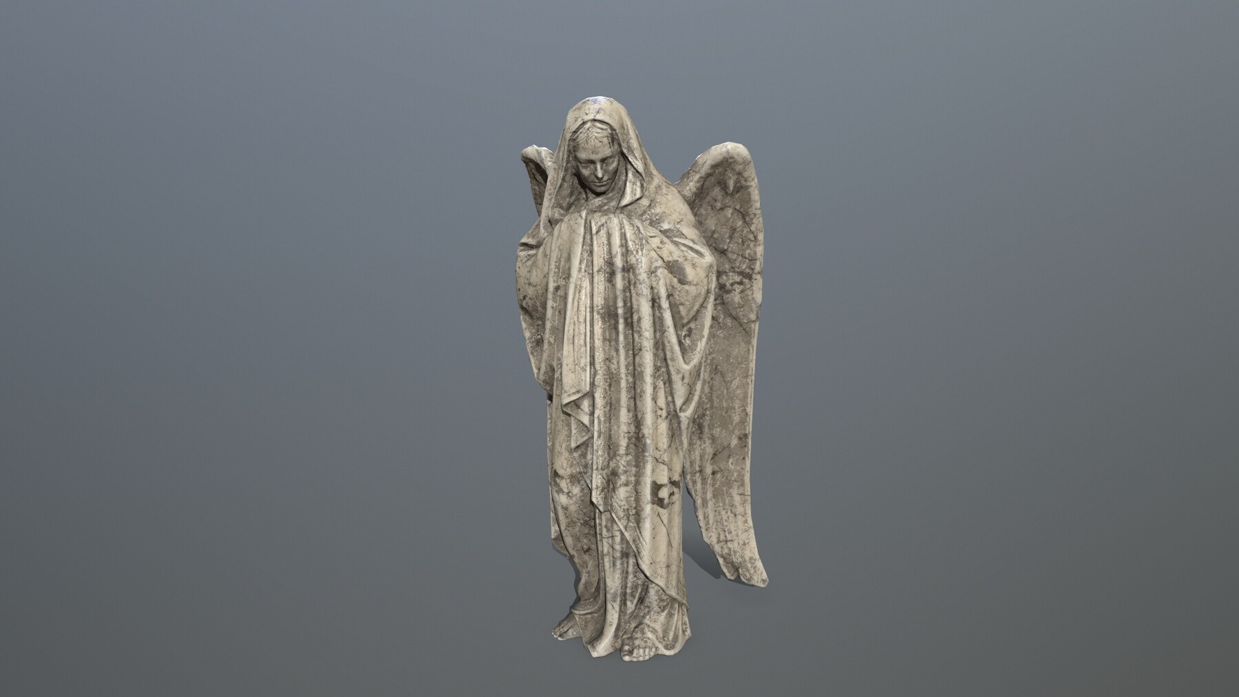 ArtStation - Angel_Statue_ 1 | Game Assets