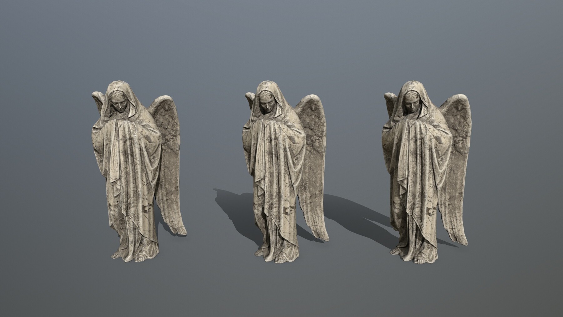 ArtStation - Angel_Statue_ 1 | Game Assets