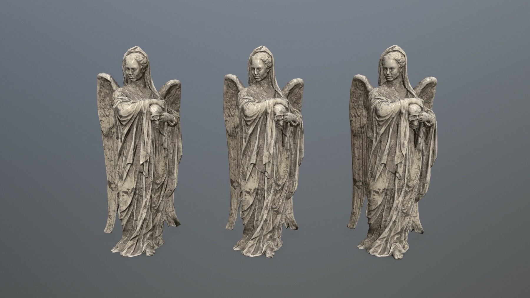 ArtStation - Angel_Statue_2 | Game Assets