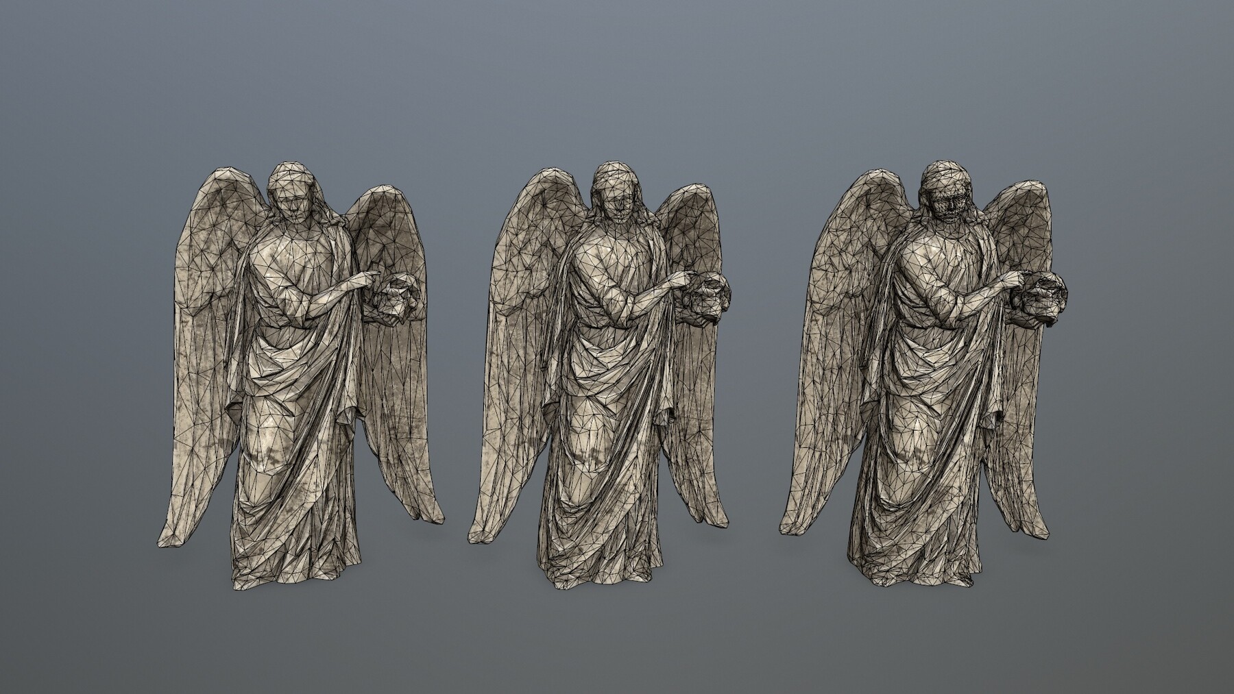ArtStation - Angel_Statue_3 | Game Assets