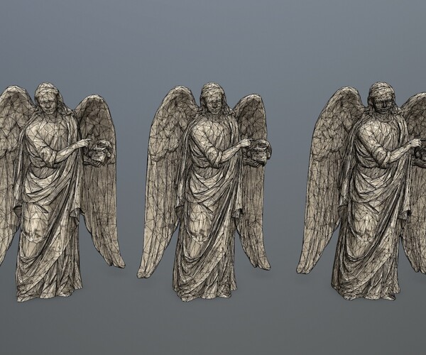 ArtStation - Angel_Statue_3 | Game Assets