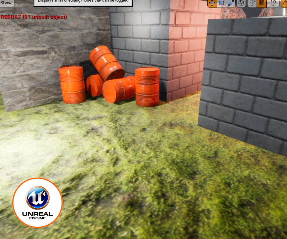 ArtStation - rusty metal barrel red | Game Assets