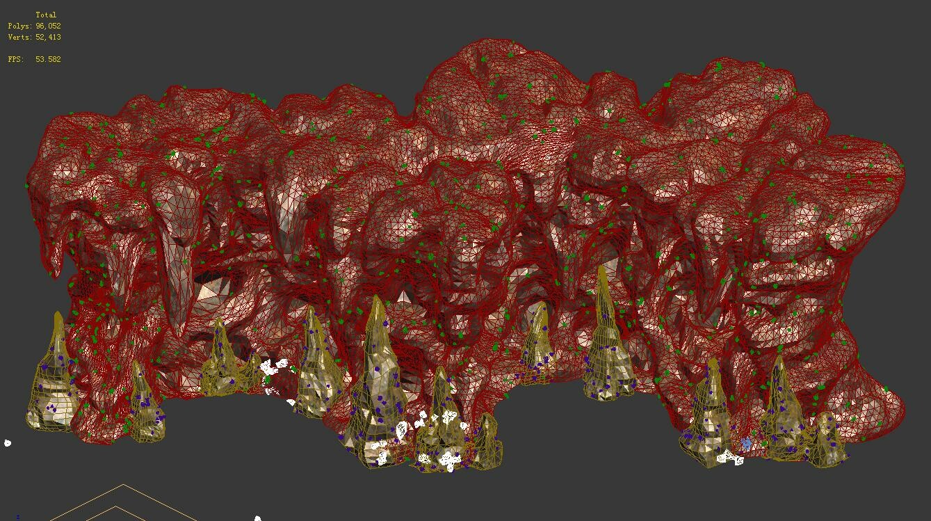 ArtStation - Ghost Gate Palace Mountain 05 | Game Assets