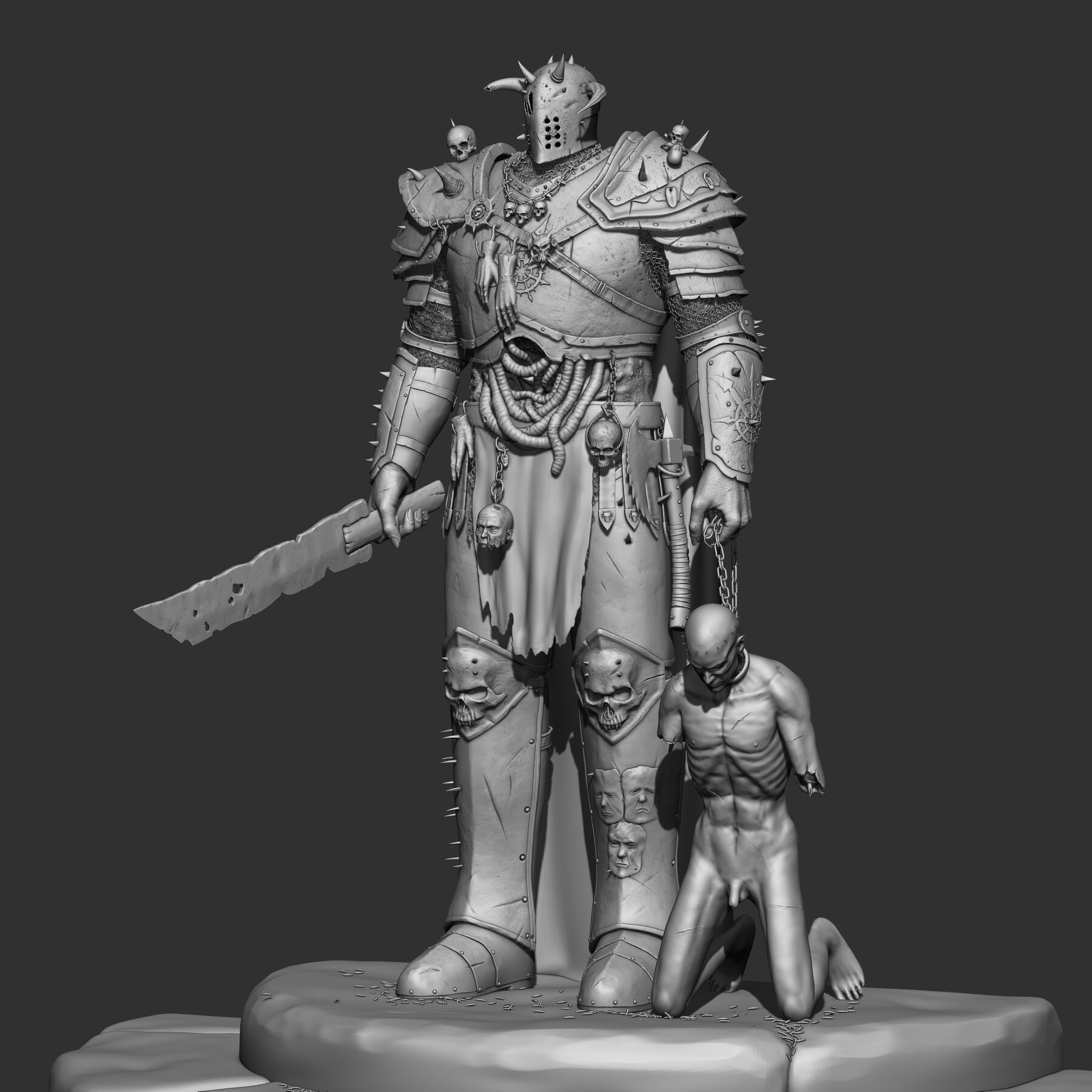 ArtStation - Death Guard Captain High Poly | Resources