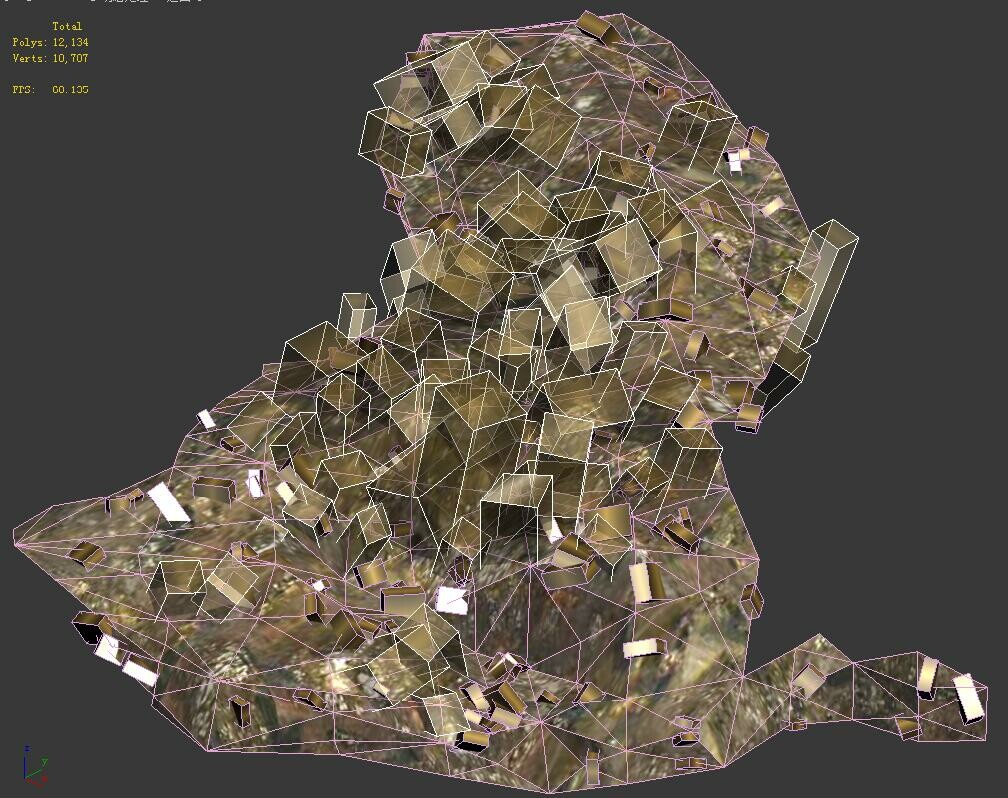 ArtStation - Ghost Gate Palace Mountain 11 | Game Assets