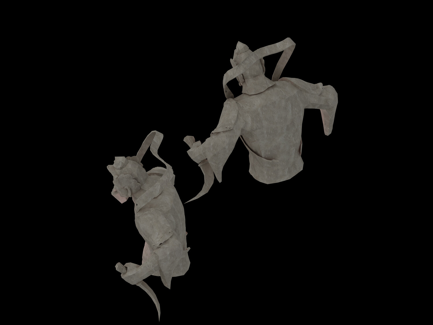 ArtStation - Ghosts - Sculpture 01 | Game Assets