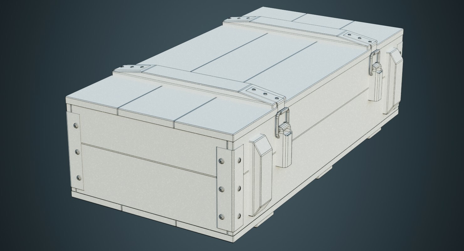 ArtStation - Ammunition Box 2A | Game Assets