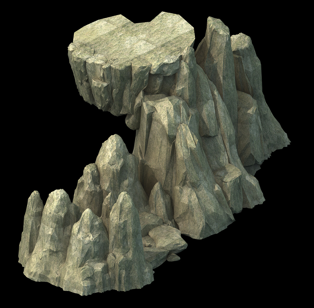 ArtStation - Huaihe Buddha statue - stone | Game Assets