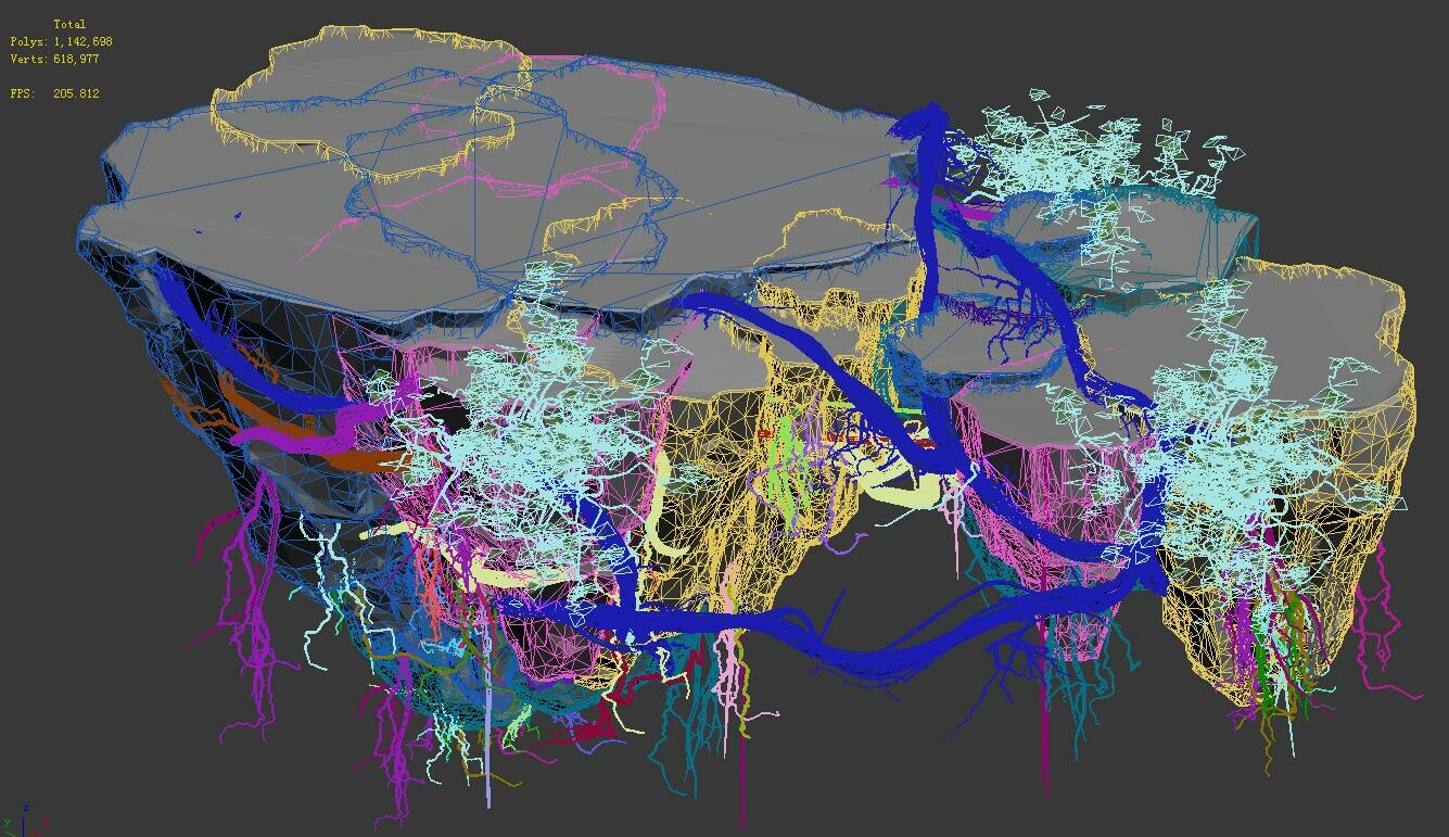 ArtStation - Suburb - Huanglongshan broken stone bridge 02 | Game Assets