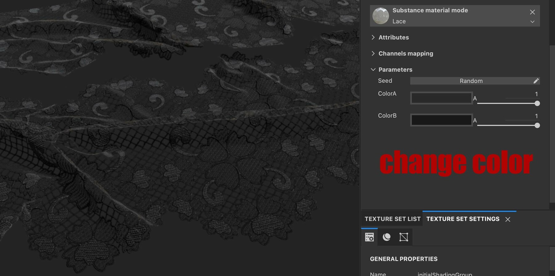 ArtStation - 2 Procedural Lace Materials | Resources