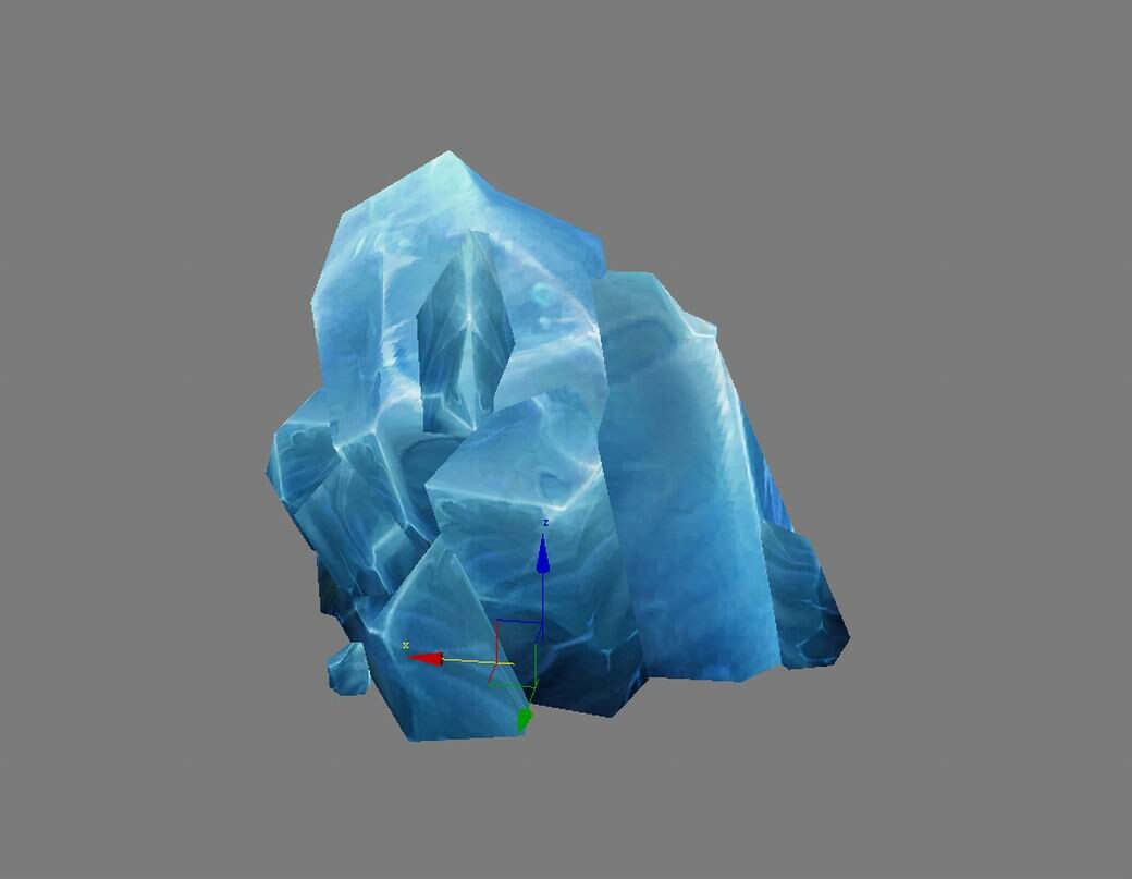 ArtStation - Cold wind highland - ice body 01 | Game Assets