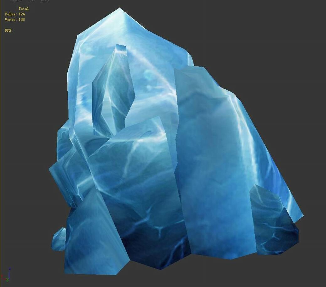 ArtStation - Cold wind highland - ice body 01 | Game Assets