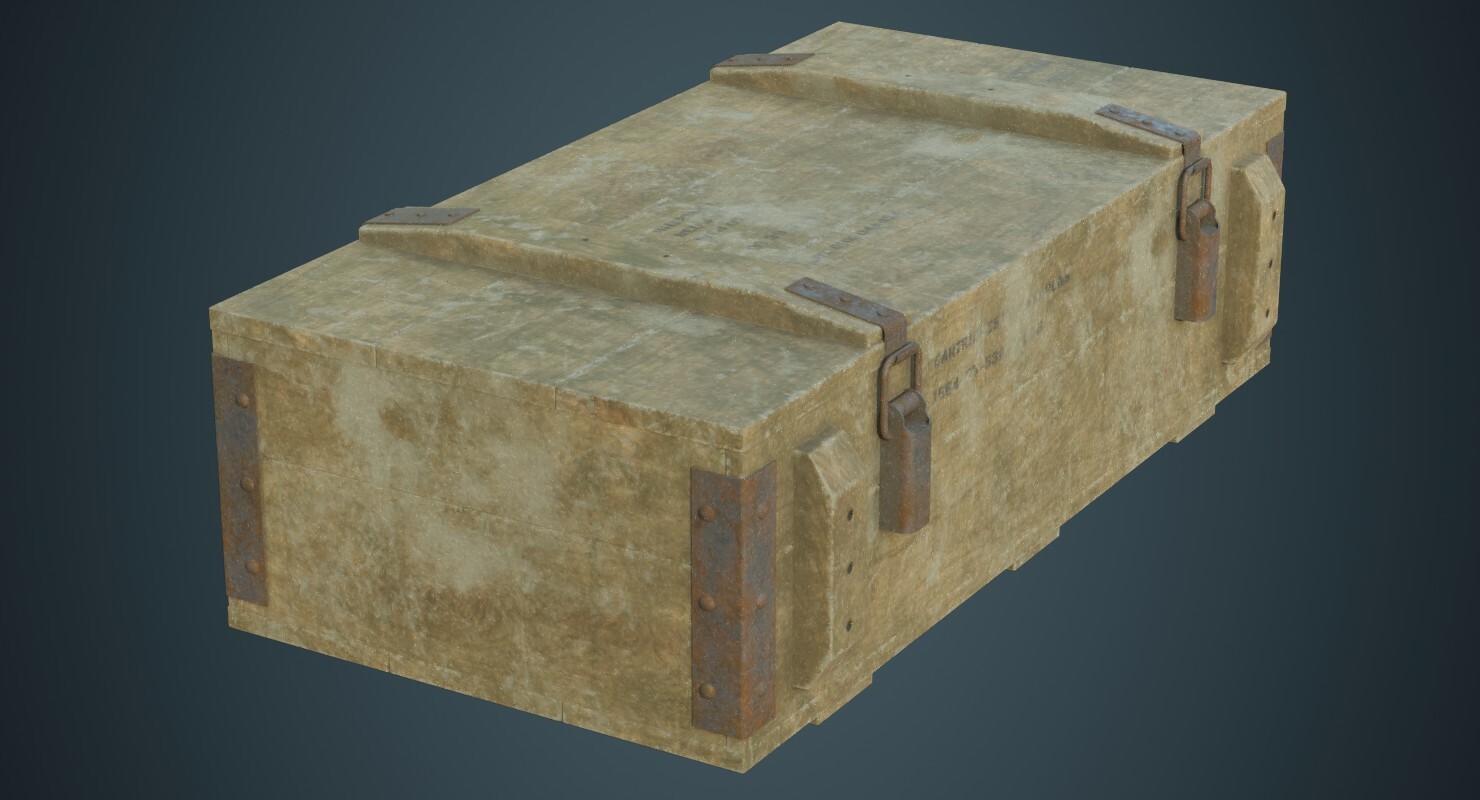 ArtStation - Ammunition Box 2D | Game Assets