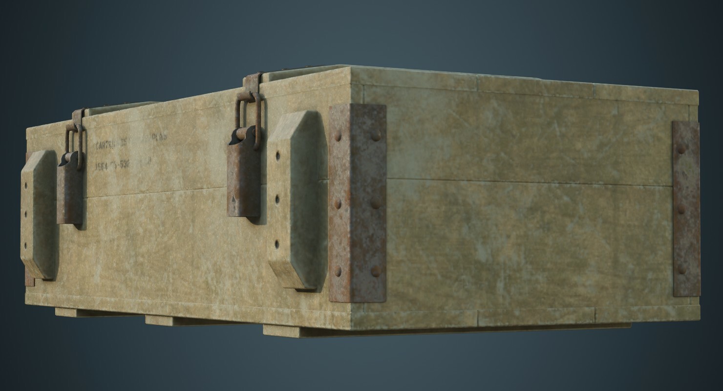 ArtStation - Ammunition Box 2D | Game Assets